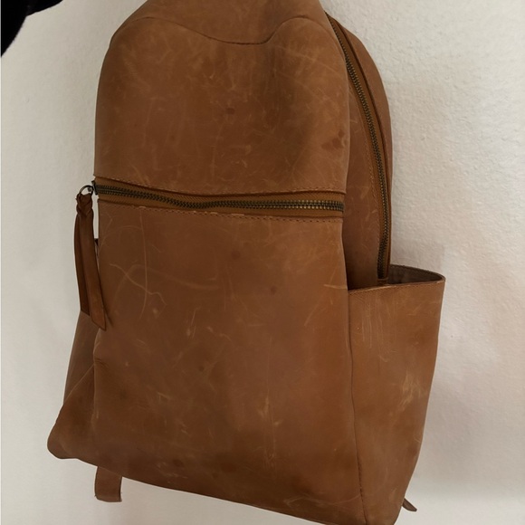 Able | Bags | Able Leather Alem Backpack Cognac | Poshmark